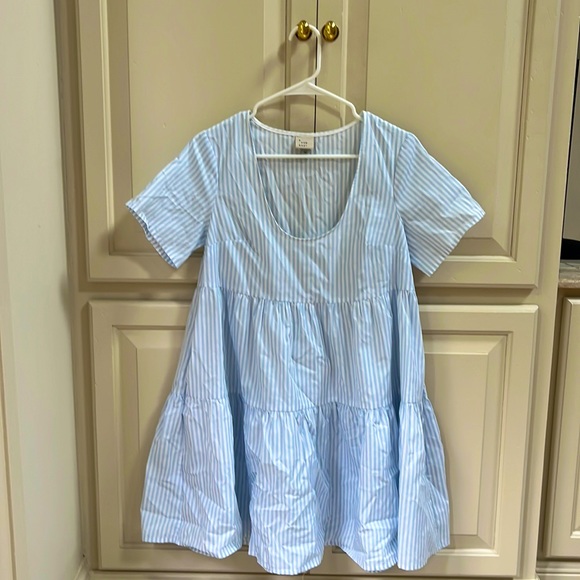 Target | Dresses | Target Blue And White Stripped Dress | Poshmark